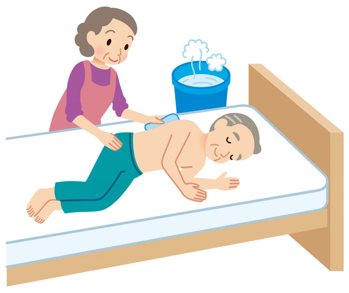 【イラスト付】清拭をスムーズに行う手順とポイントがしっかりわかる | 介護施設サービス・老人ホーム「そよ風」が教える介護の基本「ミンナノミライ」
