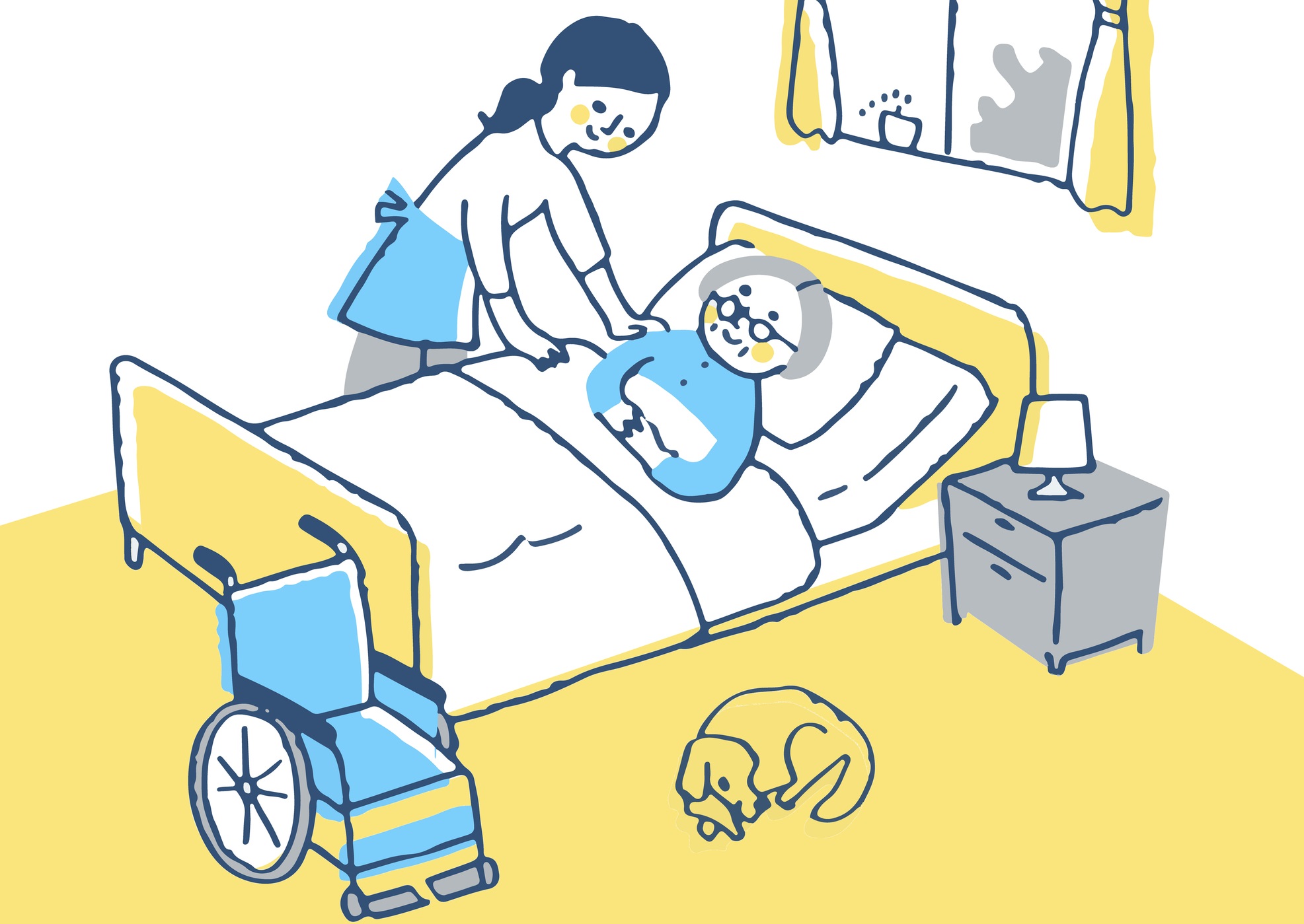 【イラスト付】清拭をスムーズに行う手順とポイントがしっかりわかる | 介護施設サービス・老人ホーム「そよ風」が教える介護の基本「ミンナノミライ」